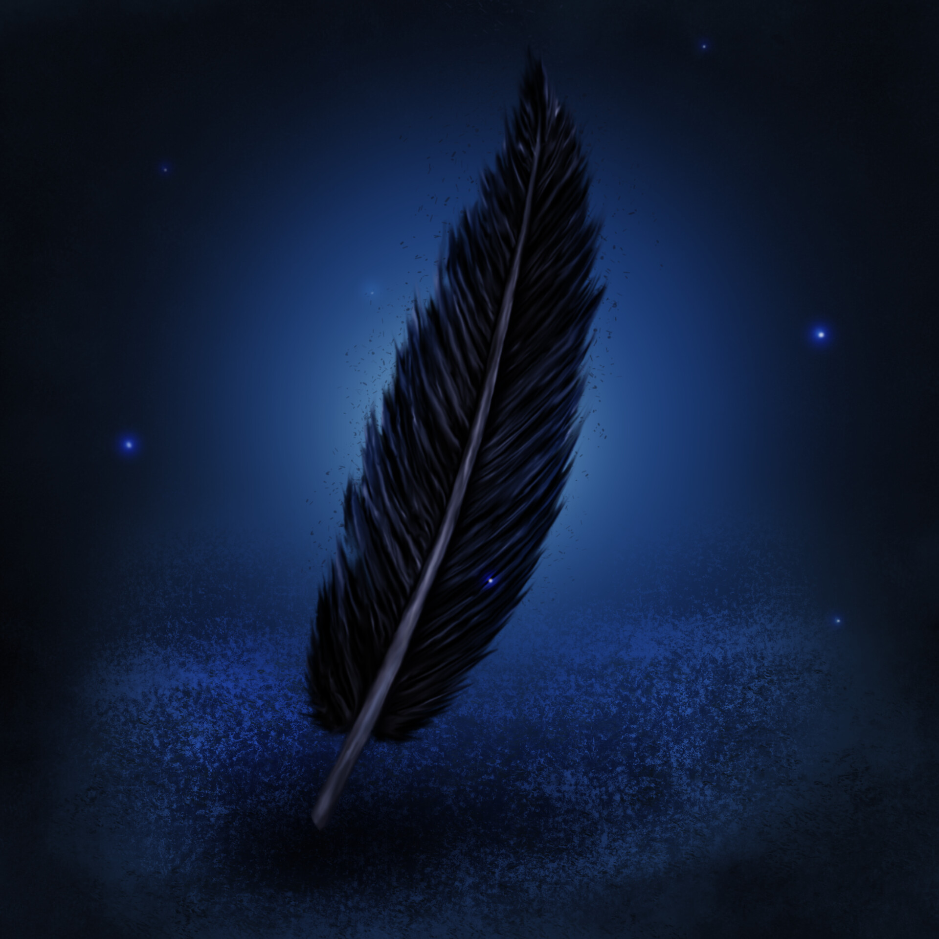 ArtStation - Shadow Crow Feather (Day 3)