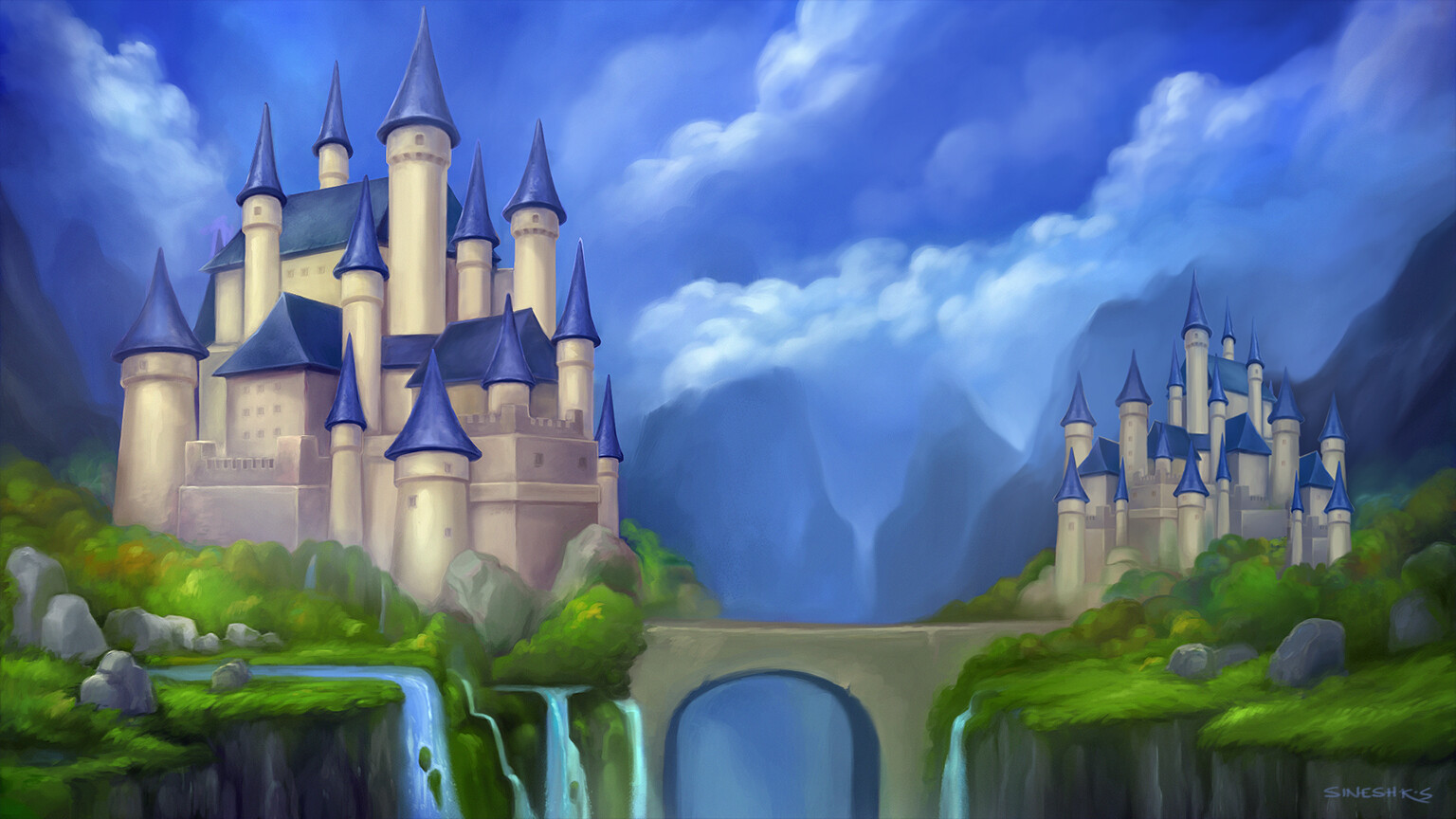 ArtStation - Castle - Game Background