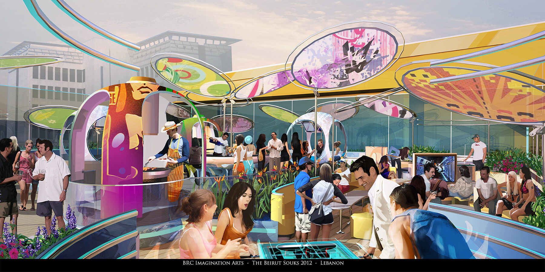 ArtStation - SBS Project 360 Experience Beirut Souks - BRC Imagination Arts