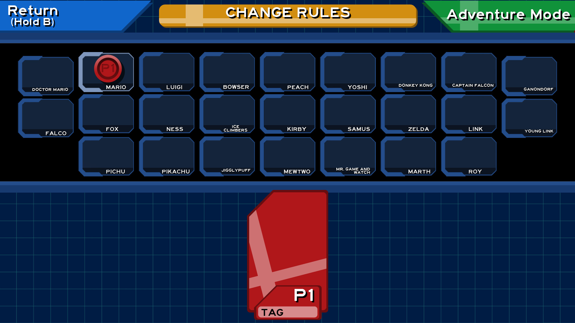 Sam Greenslade - Super Smash Bros. Melee - Menu/UI redesign