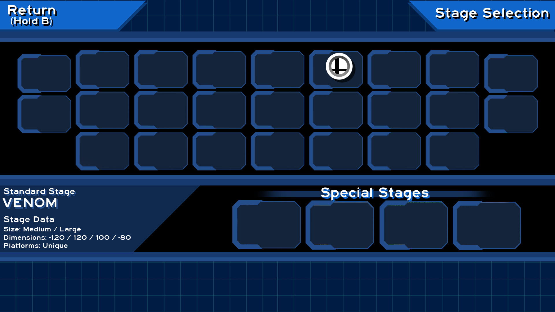 Sam Greenslade - Super Smash Bros. Melee - Menu/UI redesign