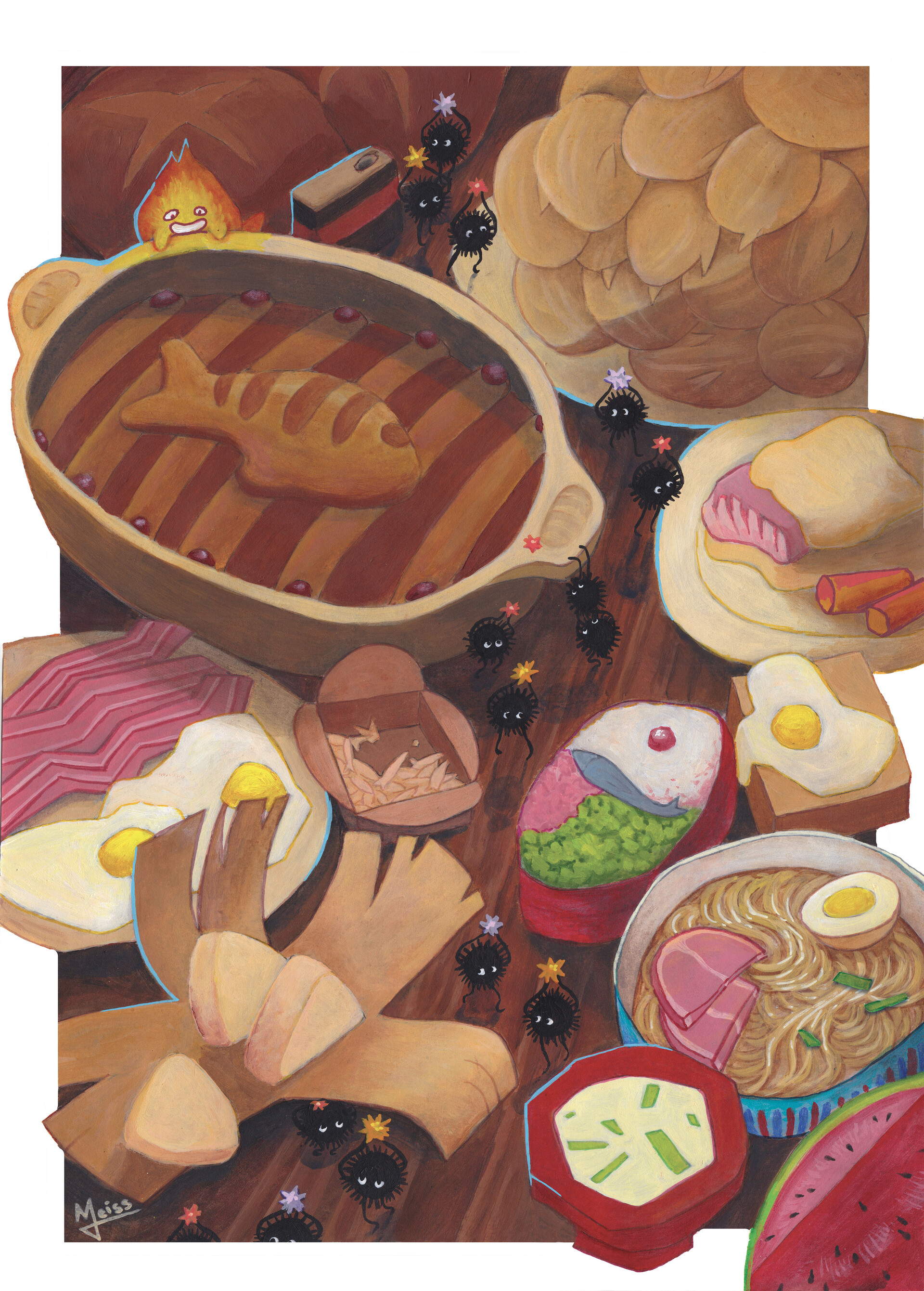 ArtStation - Ghibli's Table