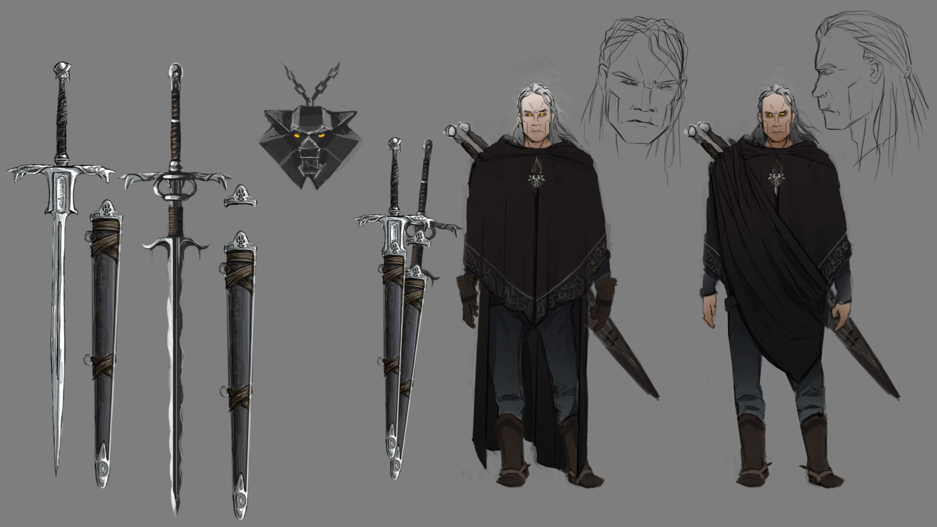 Tomasz Kwiatkowski - Geralt - fanart animation