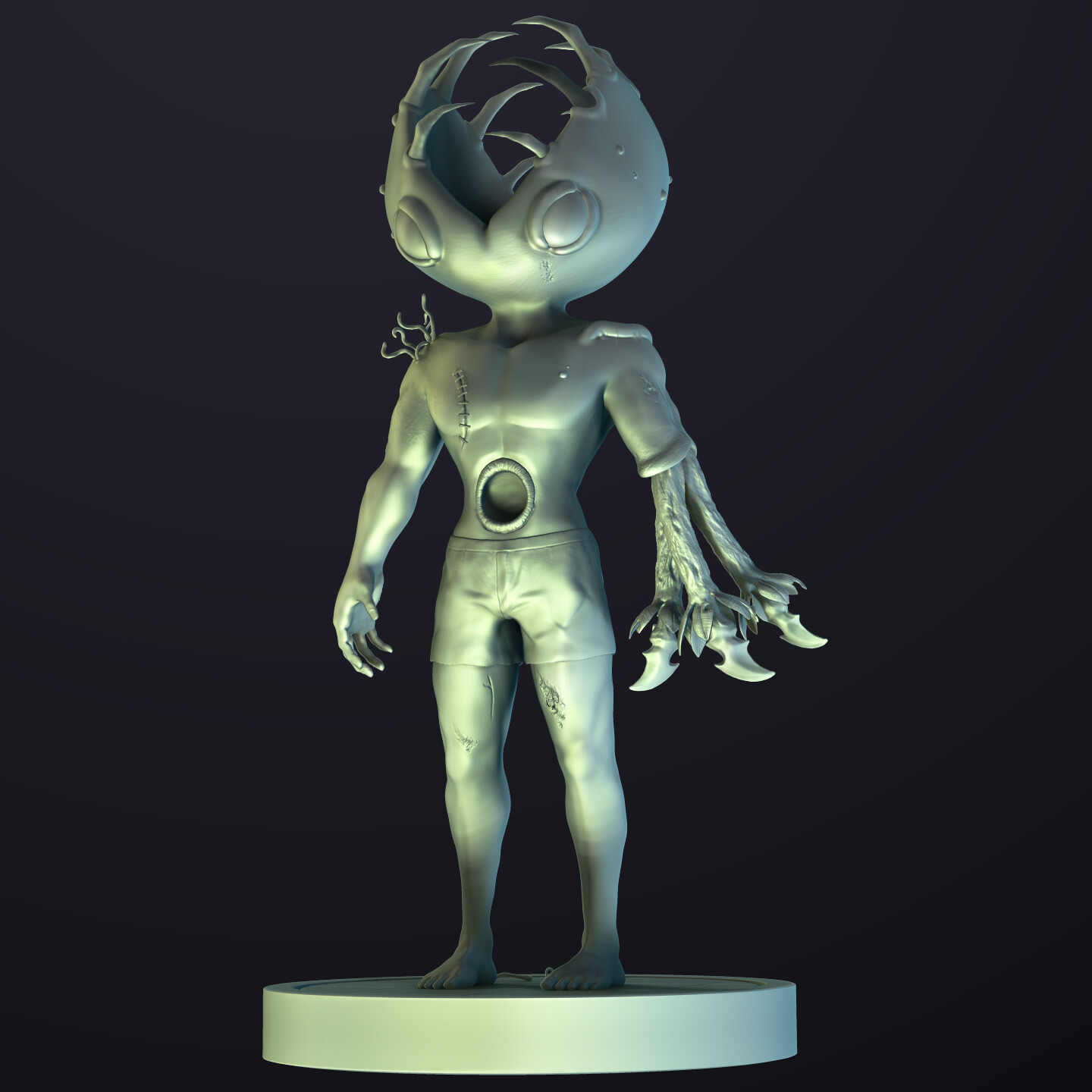 ArtStation - Parasite experiment - sculpt