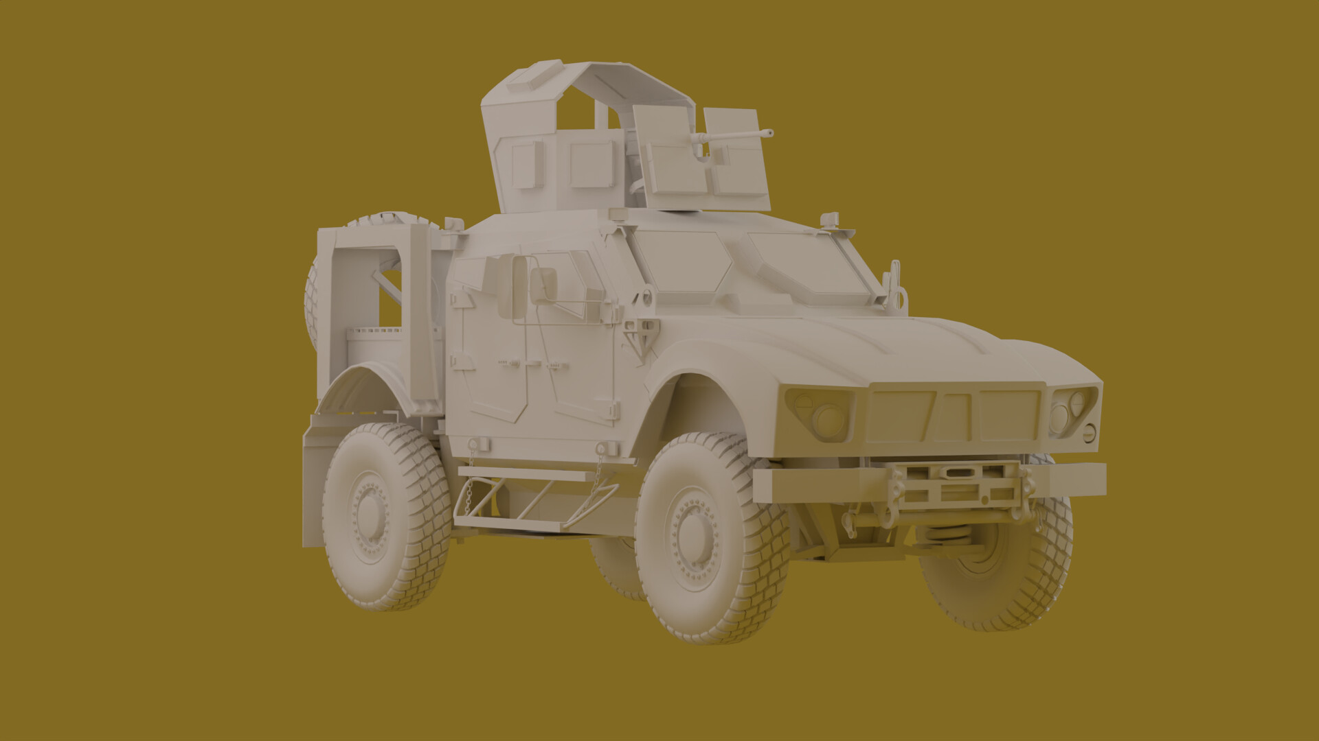 ArtStation - All Terrain Military Vehicle