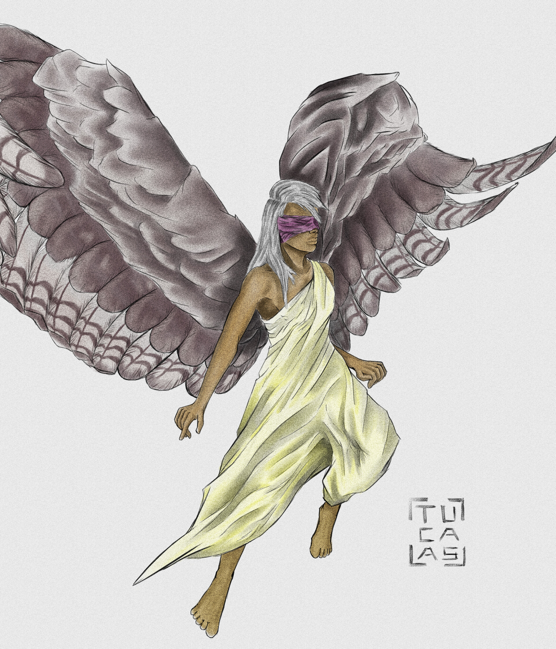 ArtStation - Blindfolded Angel