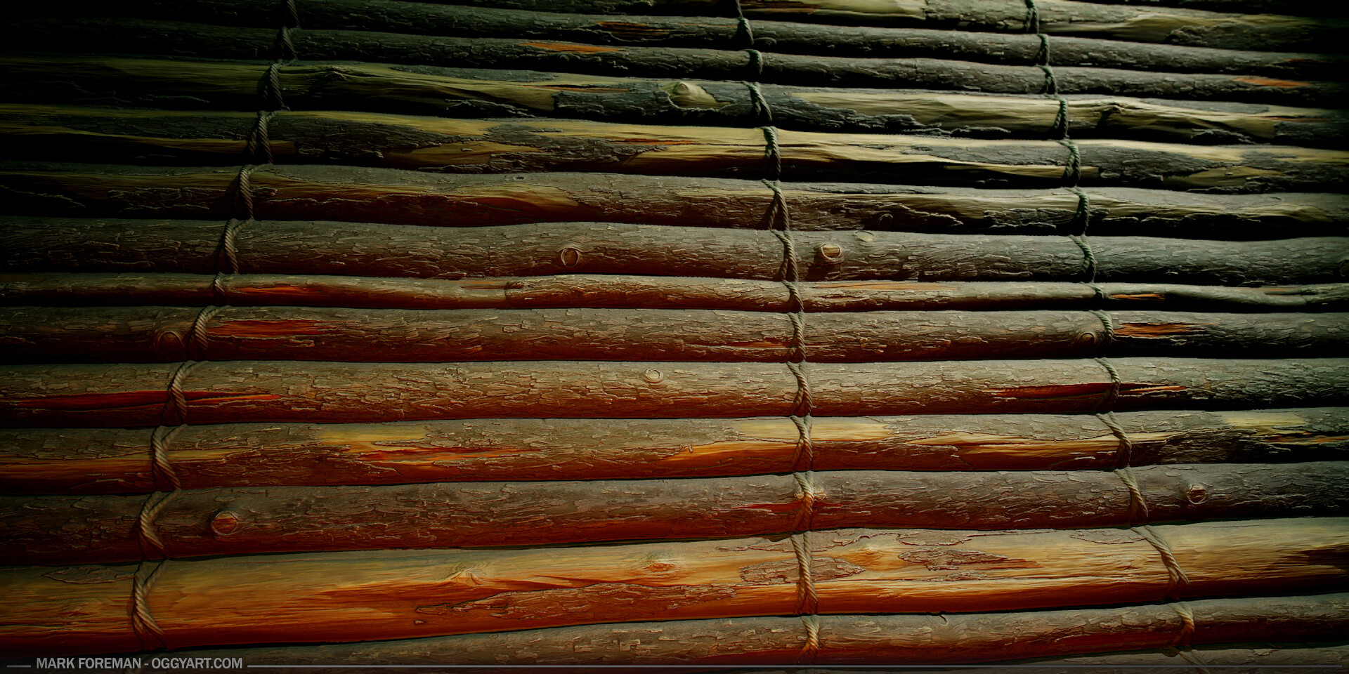 Mark Foreman - Medieval Wooden Stakes Palisade - Substance Source ...