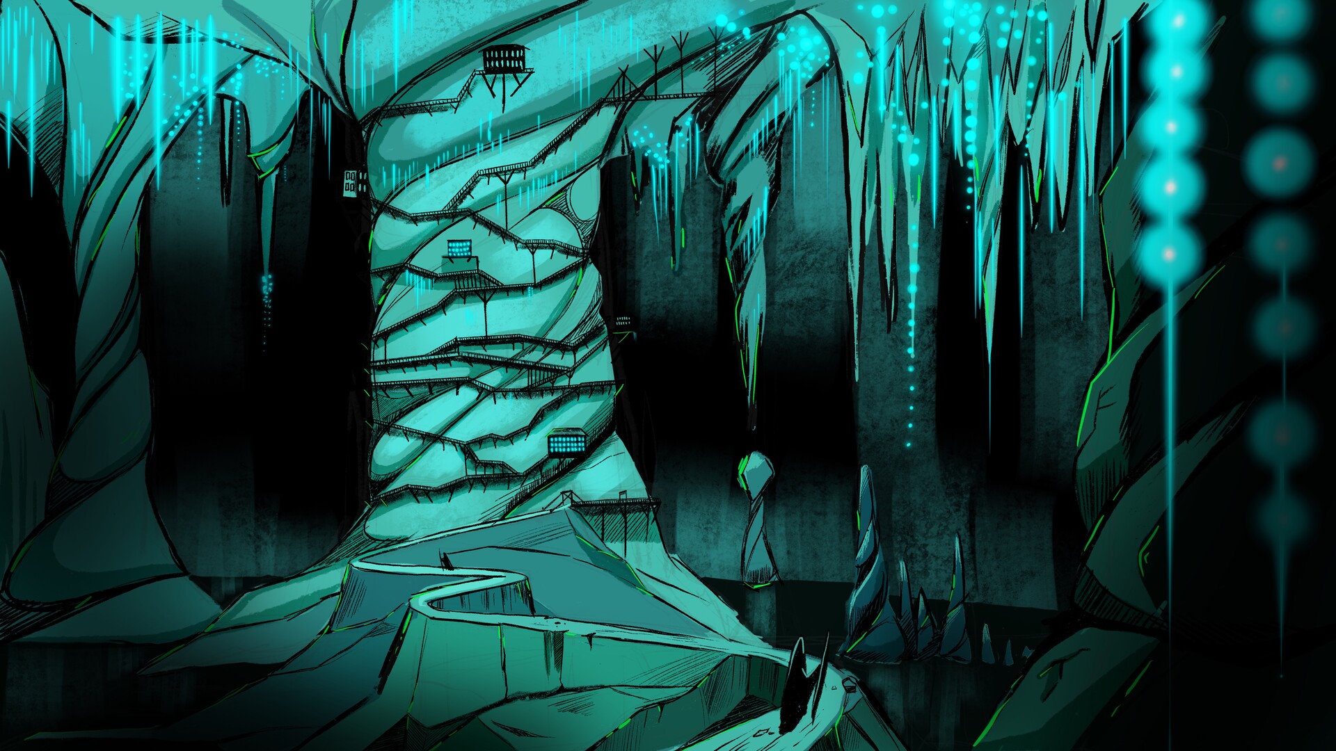 ArtStation - Cave Cult Concepts