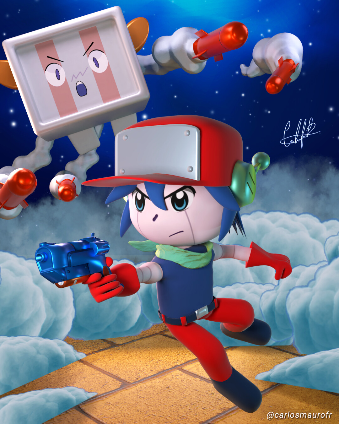 ArtStation - Cave Story Boxart Fanart