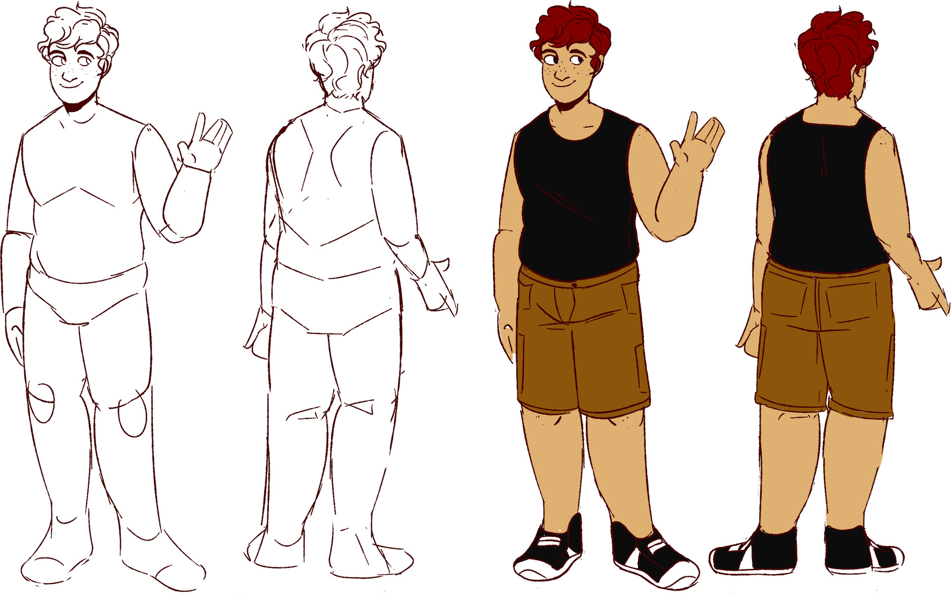 Emmet Stevens - Project Charlotte - Character Designs
