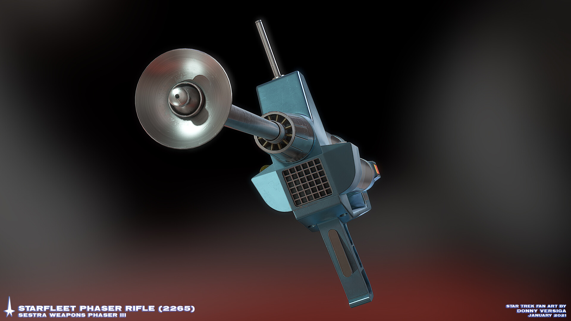 Donny Versiga - Starfleet Phaser Rifle - Star Trek: The Original Series