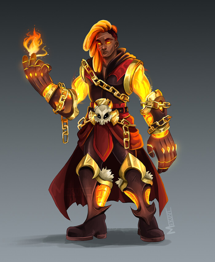 ArtStation - Flame warrior