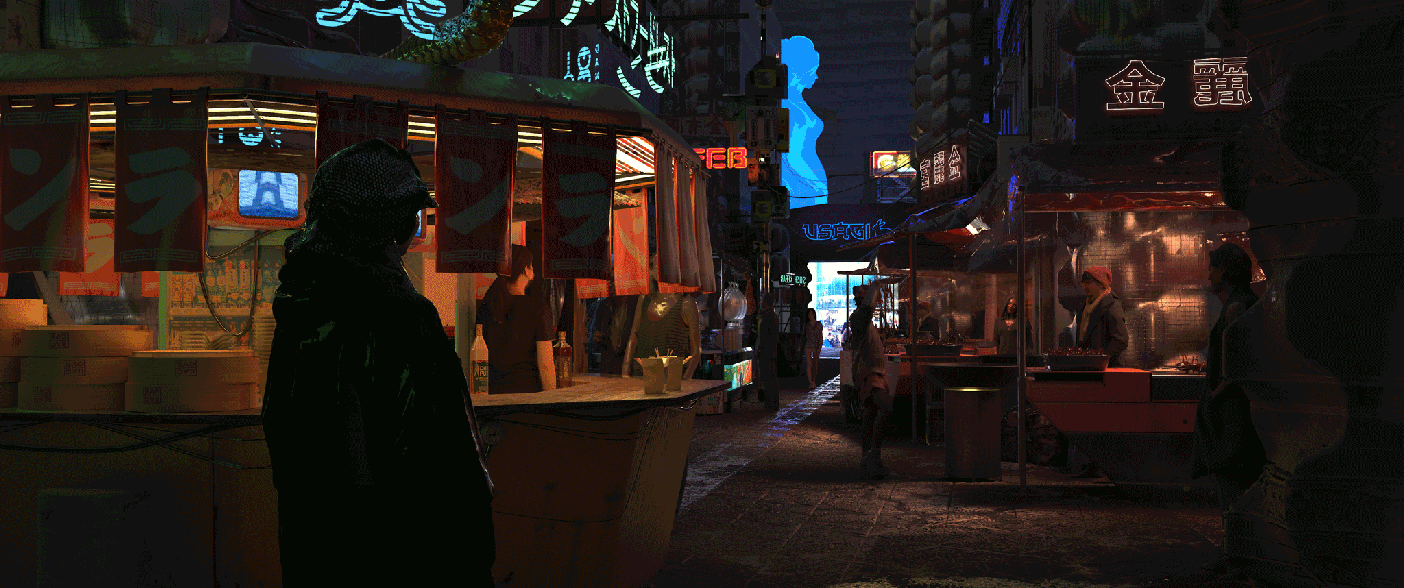 Cyberpunk Alley Gif Cyberpunk 2077 Broken Down To Gifs GIFs Imgur