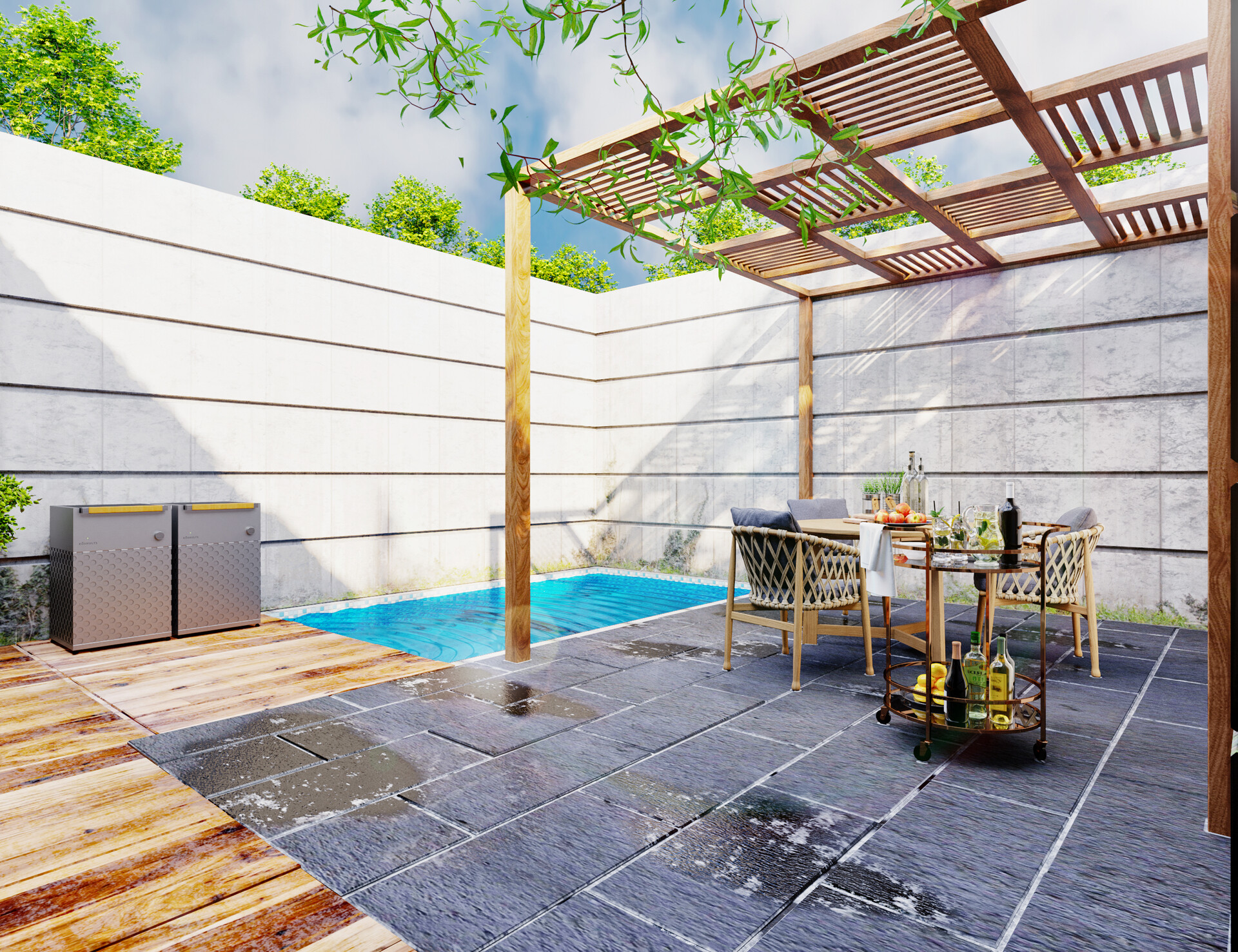 ArtStation - Terrace Interior Design