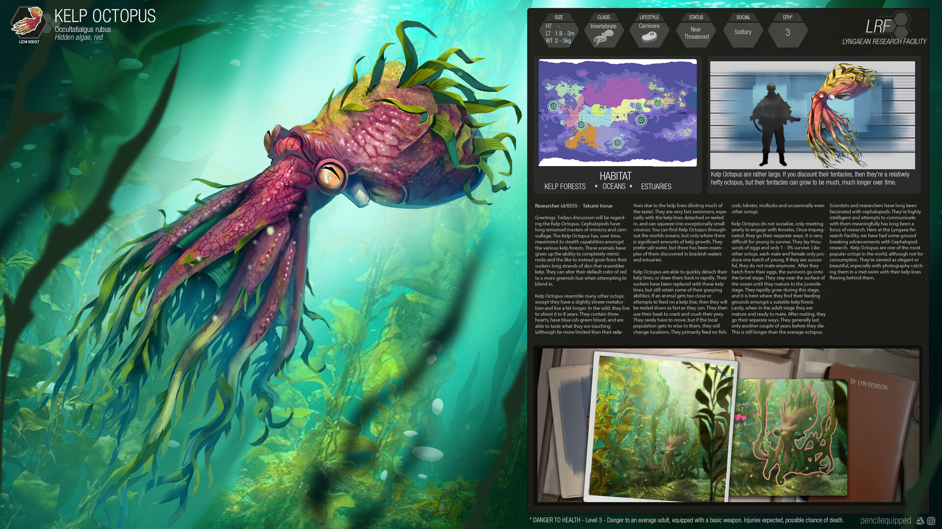ArtStation - Kelp Octopus - Creature Concept