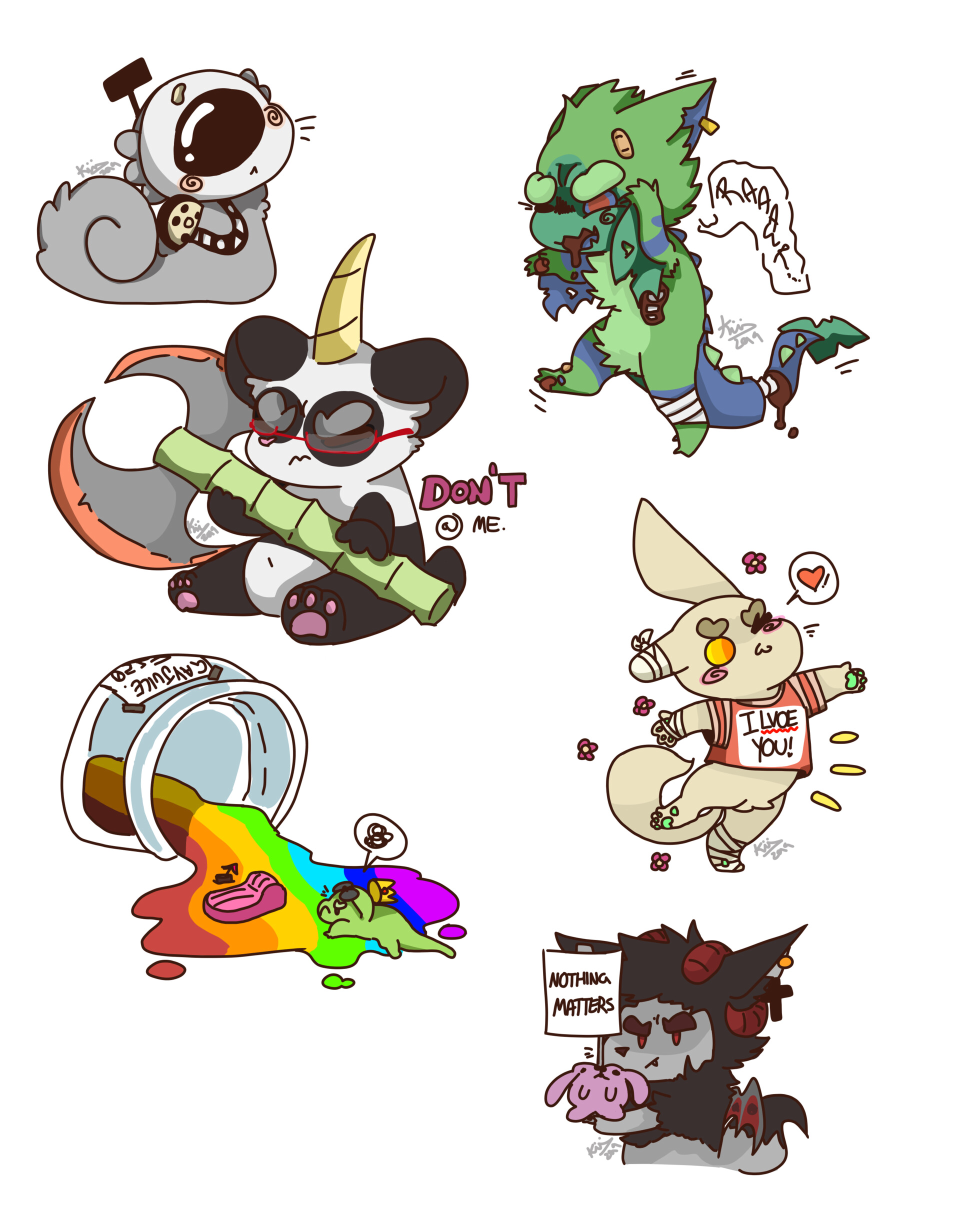 ArtStation - 2019 Fire Tablet drawing dump