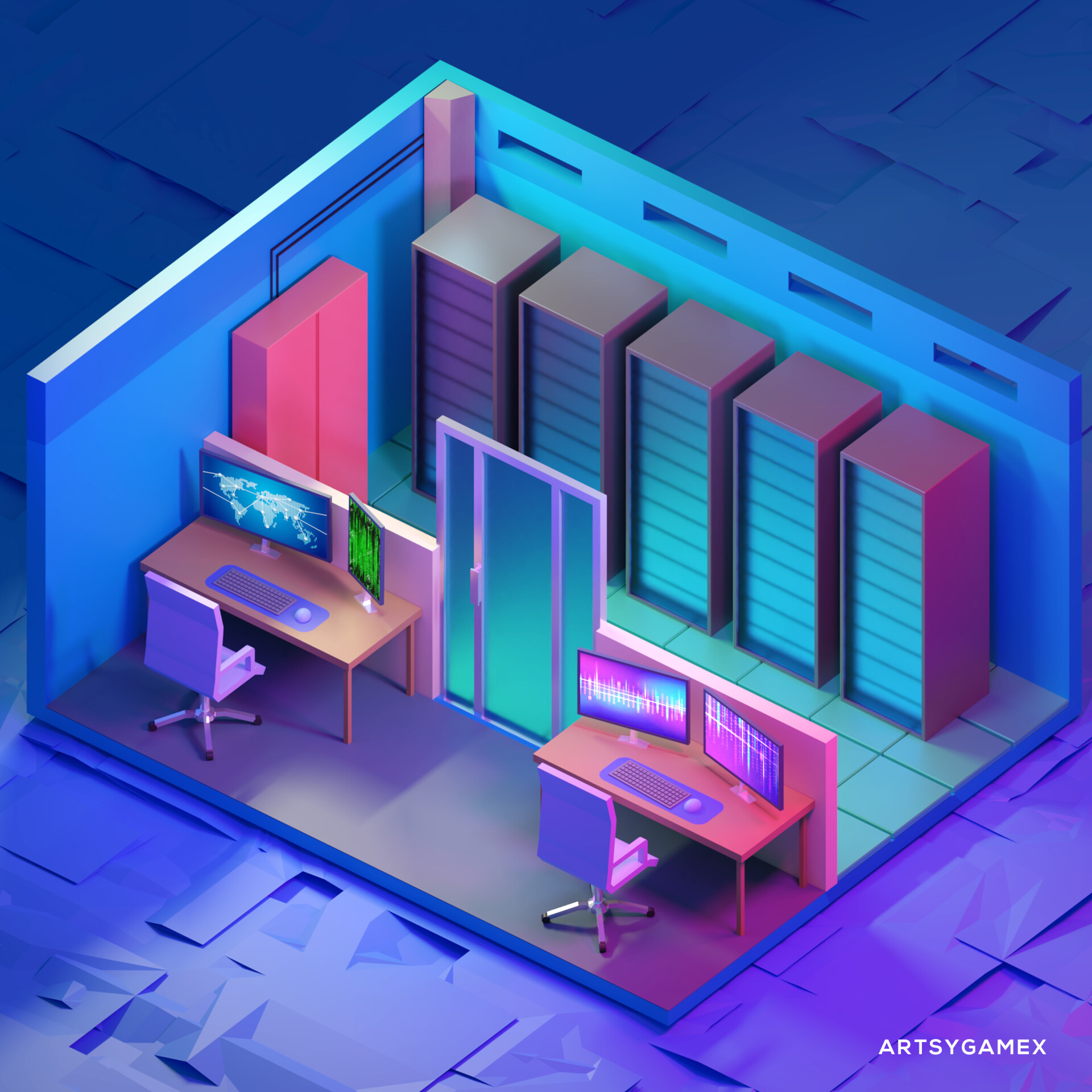 ArtStation - Server Room