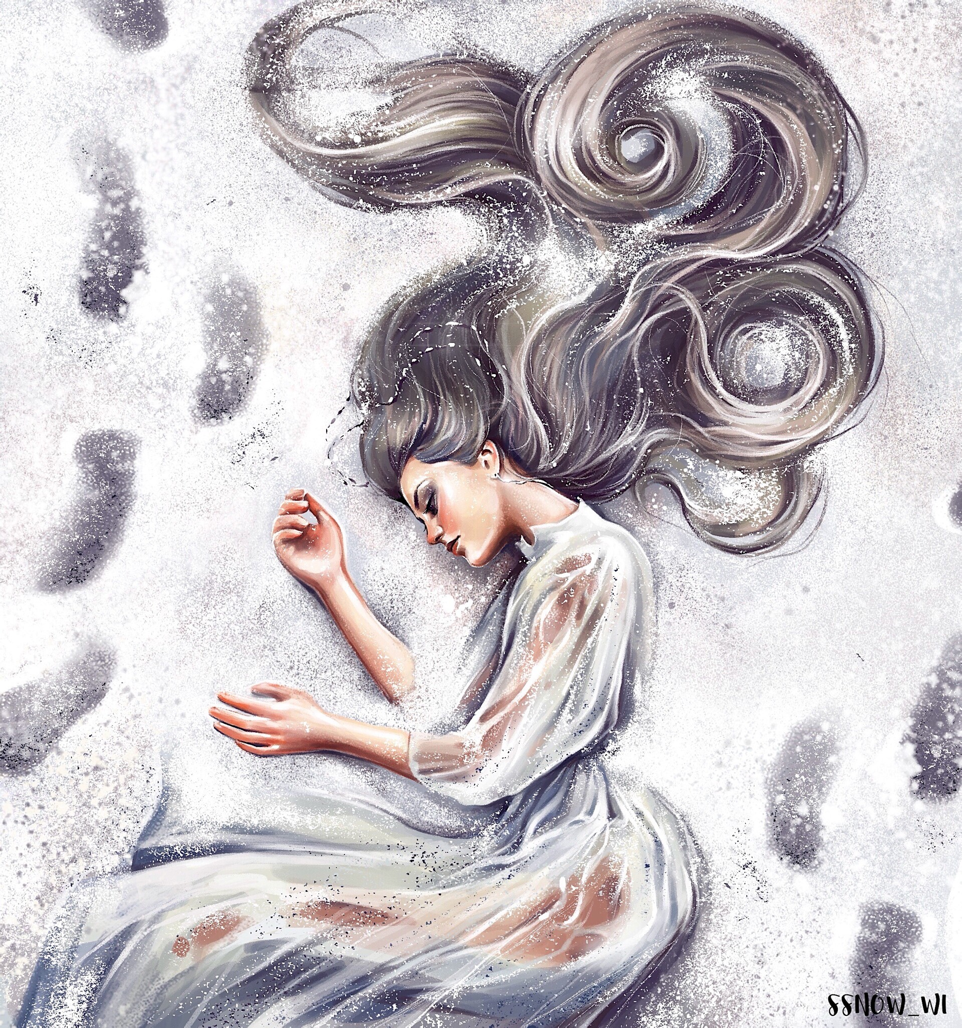 Ms Snow by Snow W. : r/WholesomeFantasyArt