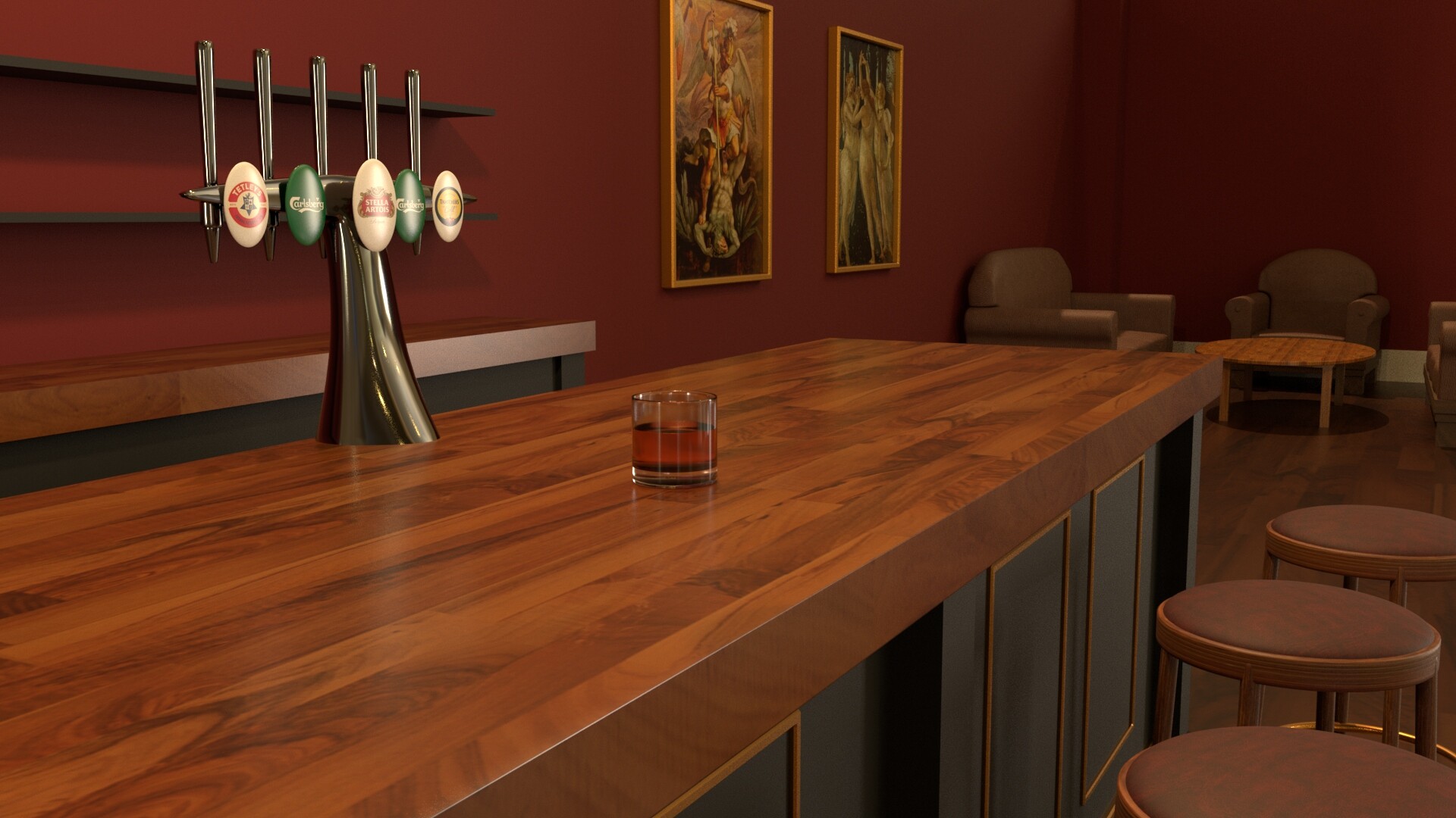 ArtStation - Bar Scene