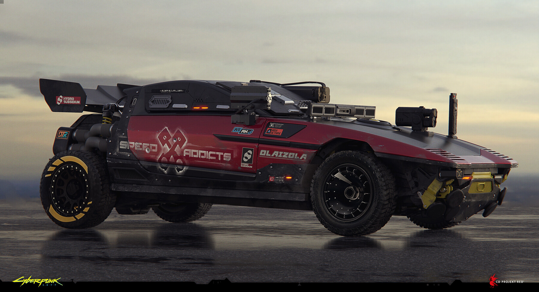 Filippo Ubertino - Nomad Car Concept - Cyberpunk 2077