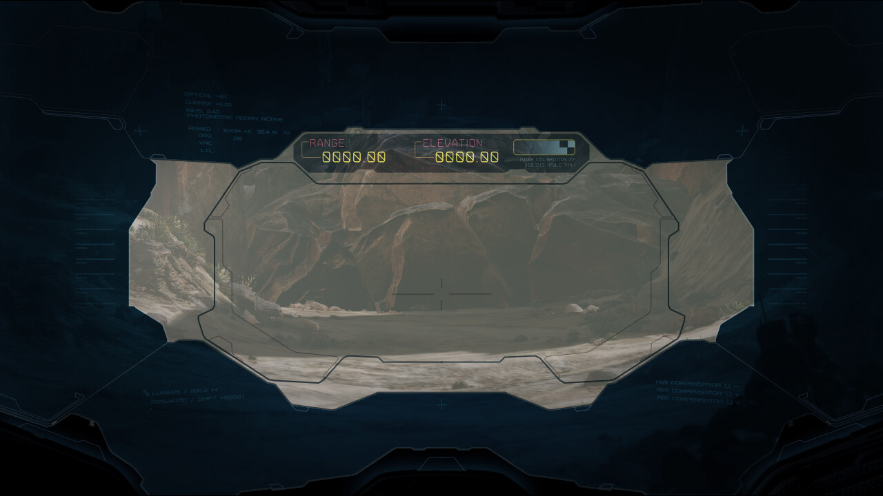 ArtStation - Master Chief, Halo 4, HUD binocular-zoom