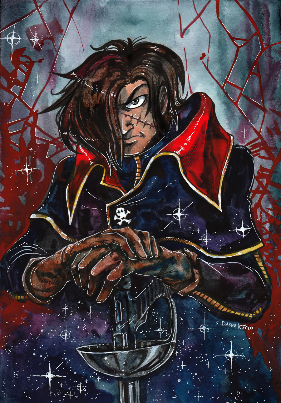 ArtStation - Captain Harlock
