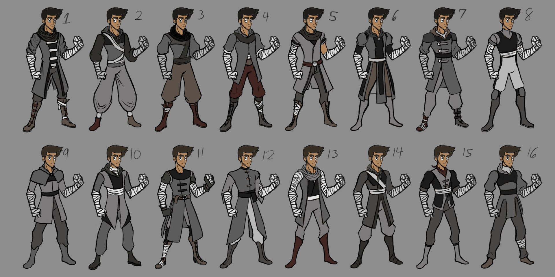 ArtStation - Coban- Outfit Exploration