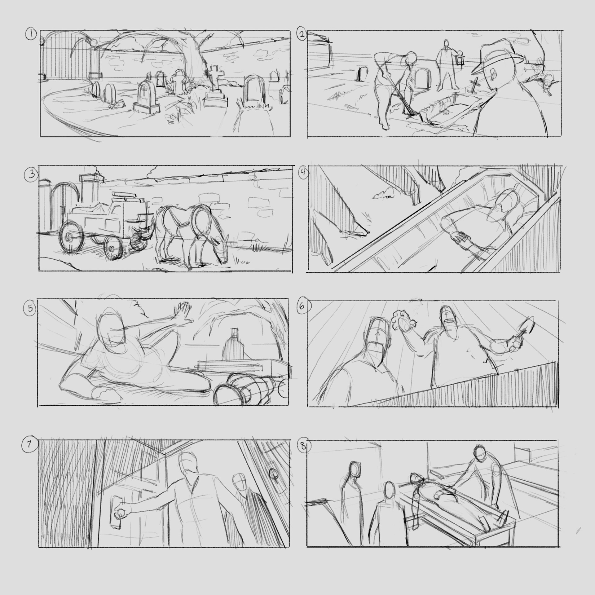 ArtStation - "One Summer Night" Thumbnail Revisions