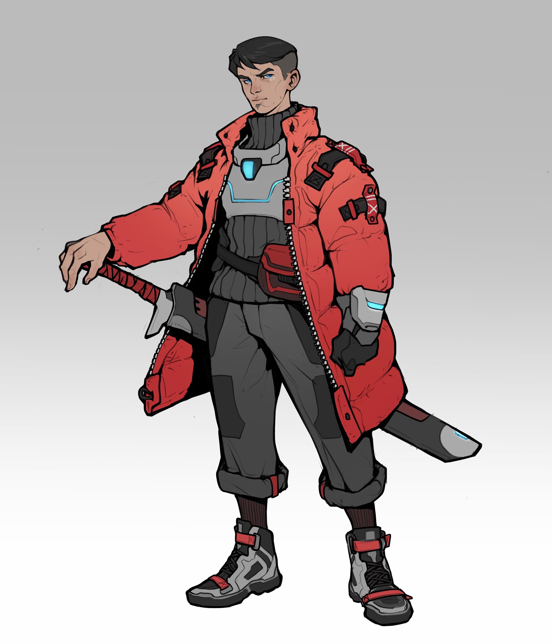 ArtStation - Cyberpunk Jacket Dude