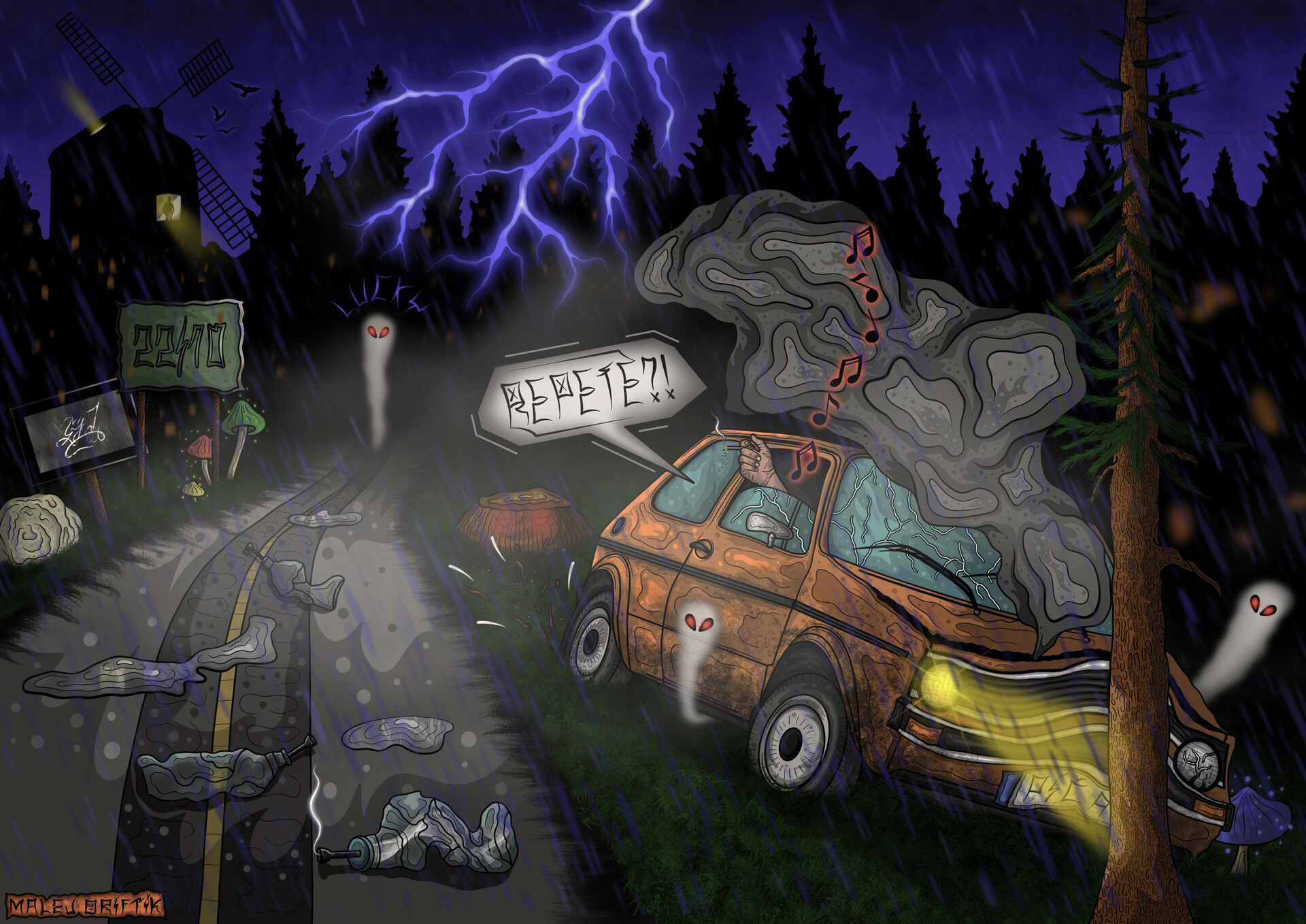 ArtStation - “C4R CR4SH” 💀