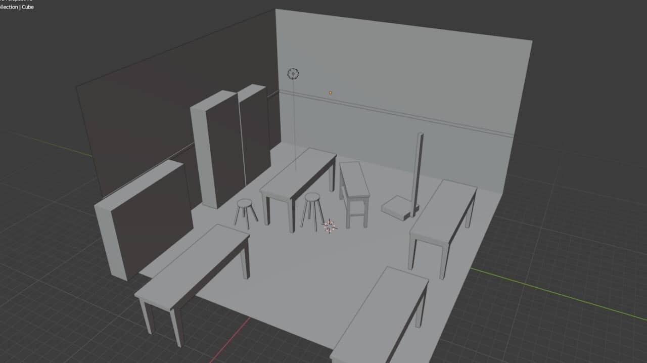 ArtStation - Dissecting Room Rough Model