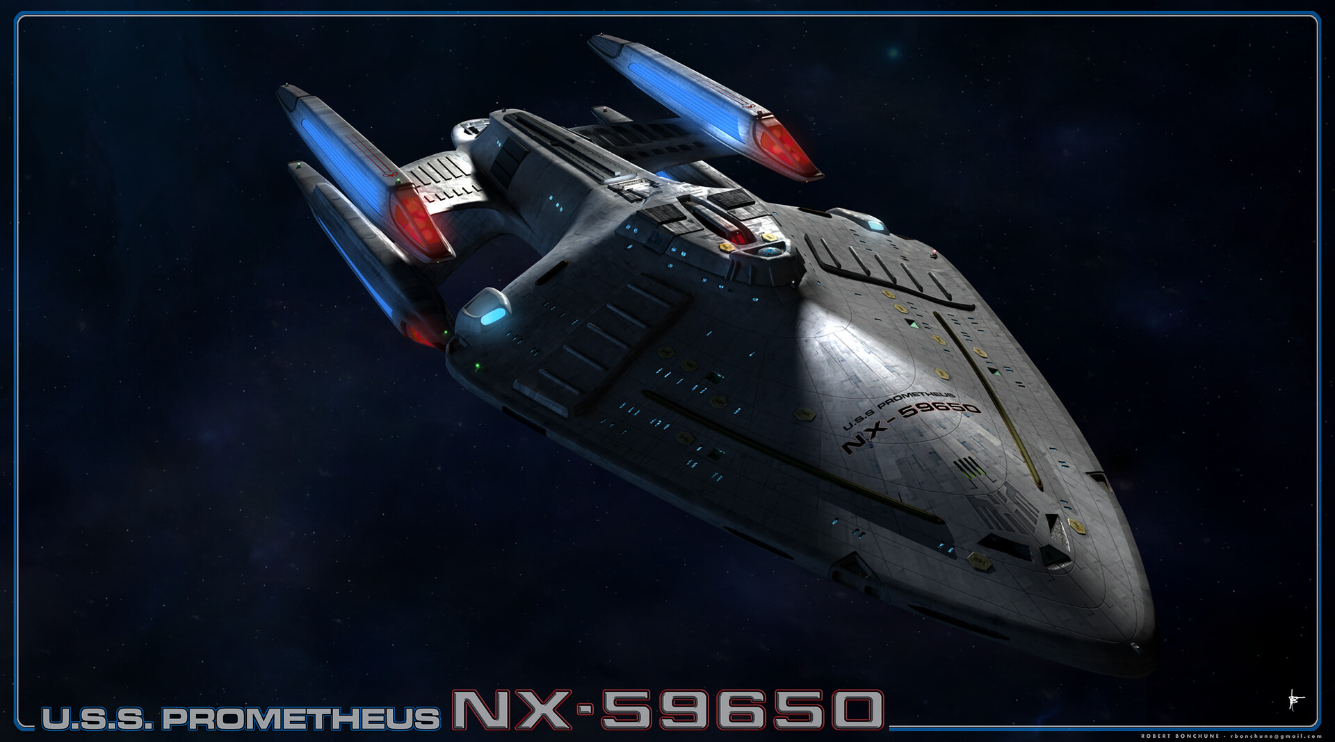 Robert Bonchune - USS Prometheus - Star Trek: Voyager