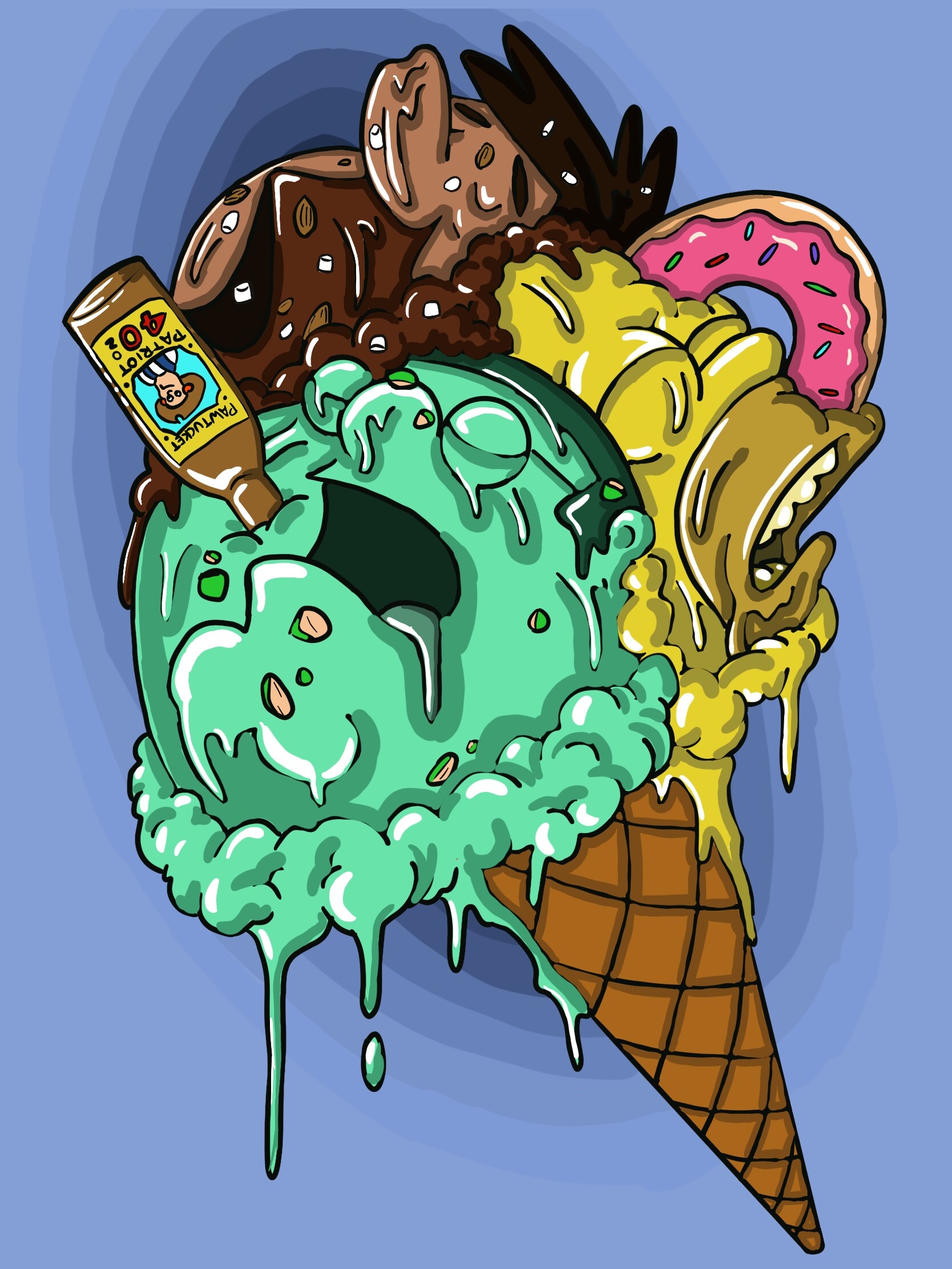 ArtStation - Sundae Night Cartoons