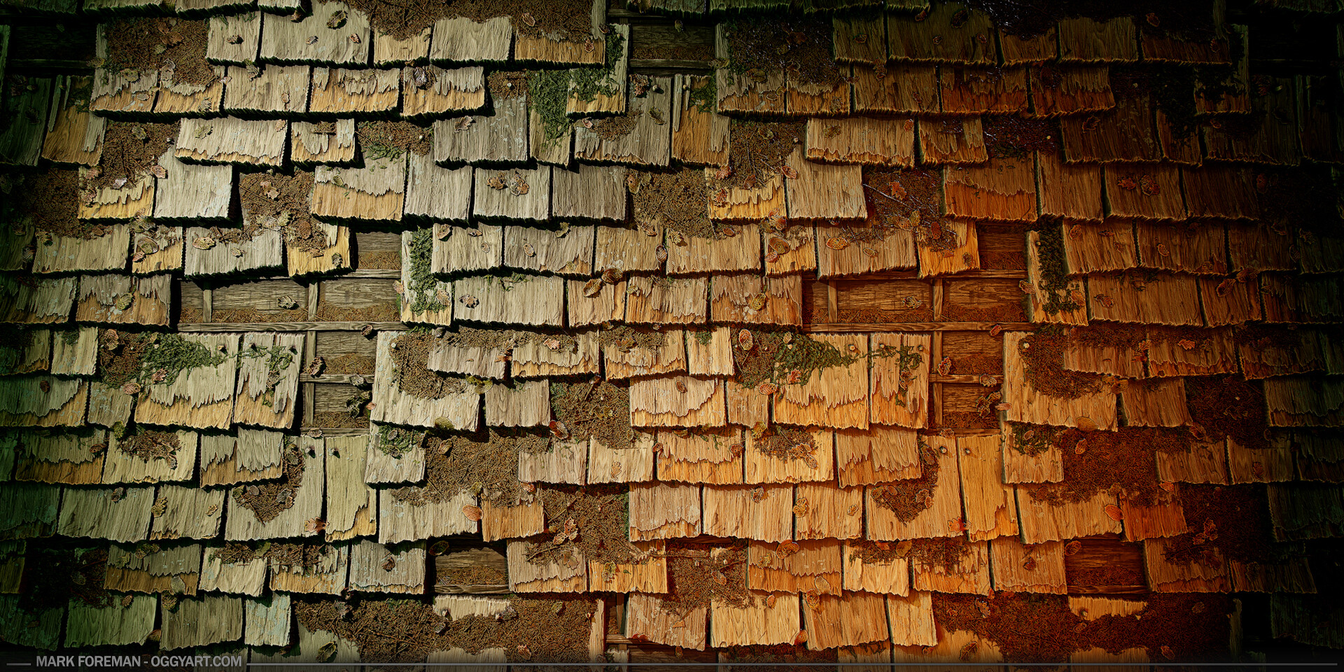 Mark Foreman - Medieval Wood Shingle Roof - Substance Source Signature ...