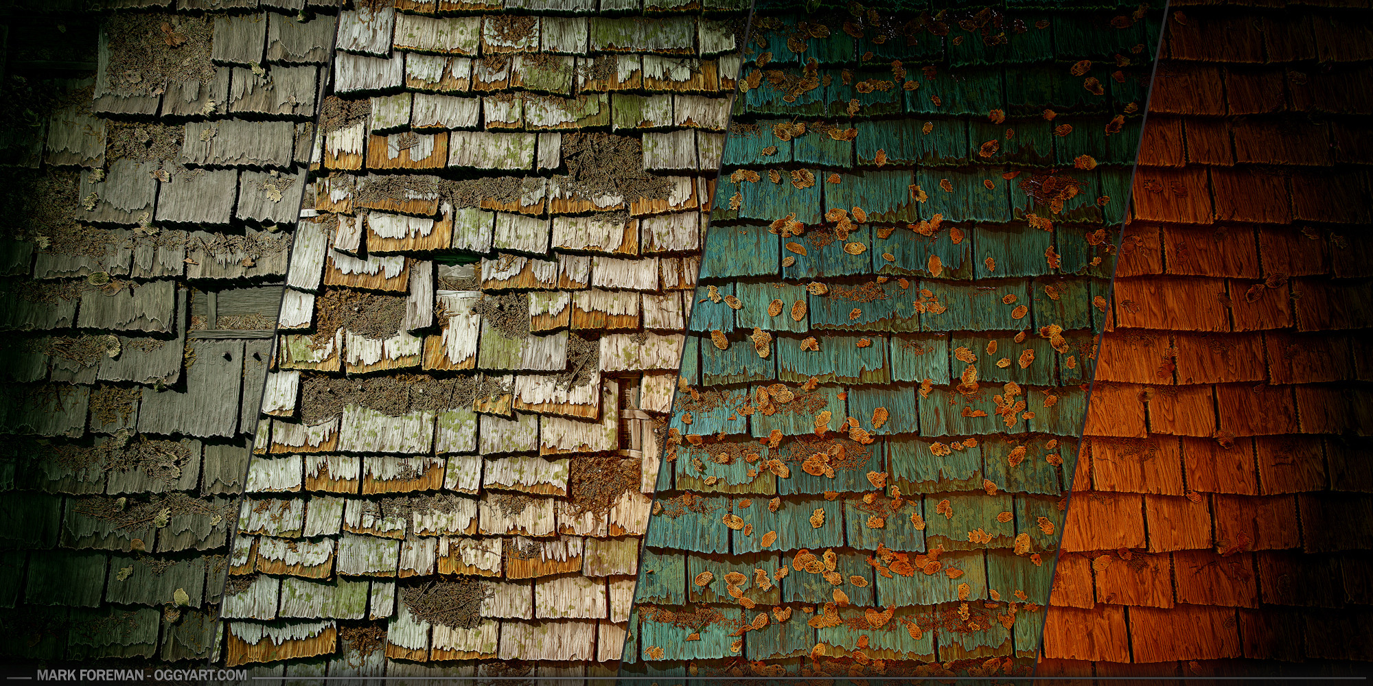 Mark Foreman - Medieval Wood Shingle Roof - Substance Source Signature ...