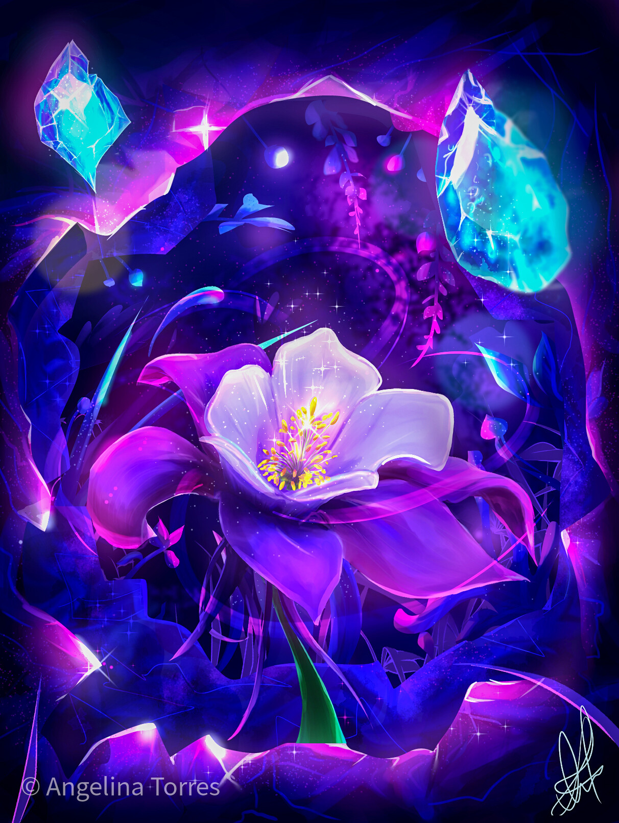 Magical Purple Flowers