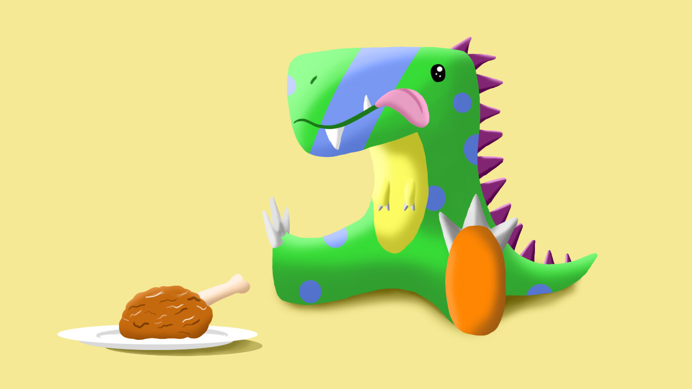 ArtStation - Hungry T-Rex