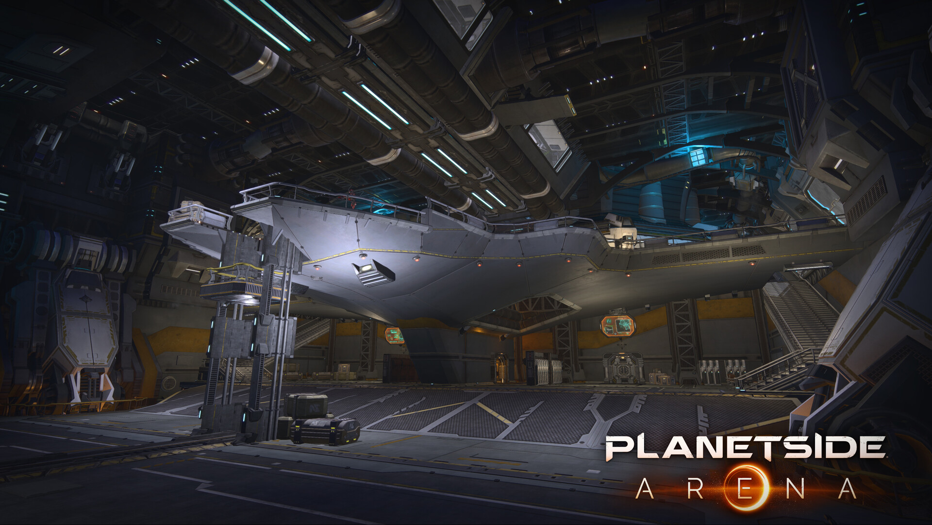 Alen Lapidis - Planetside Arena - Bastion Fleet Carrier (Interior)