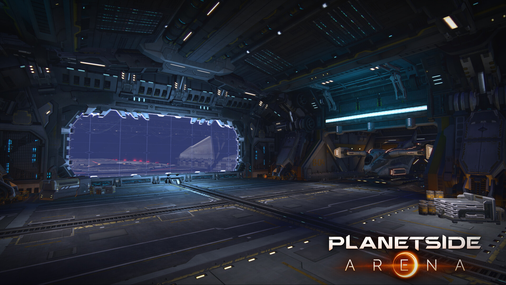 Alen Lapidis - Planetside Arena - Bastion Fleet Carrier (Interior)