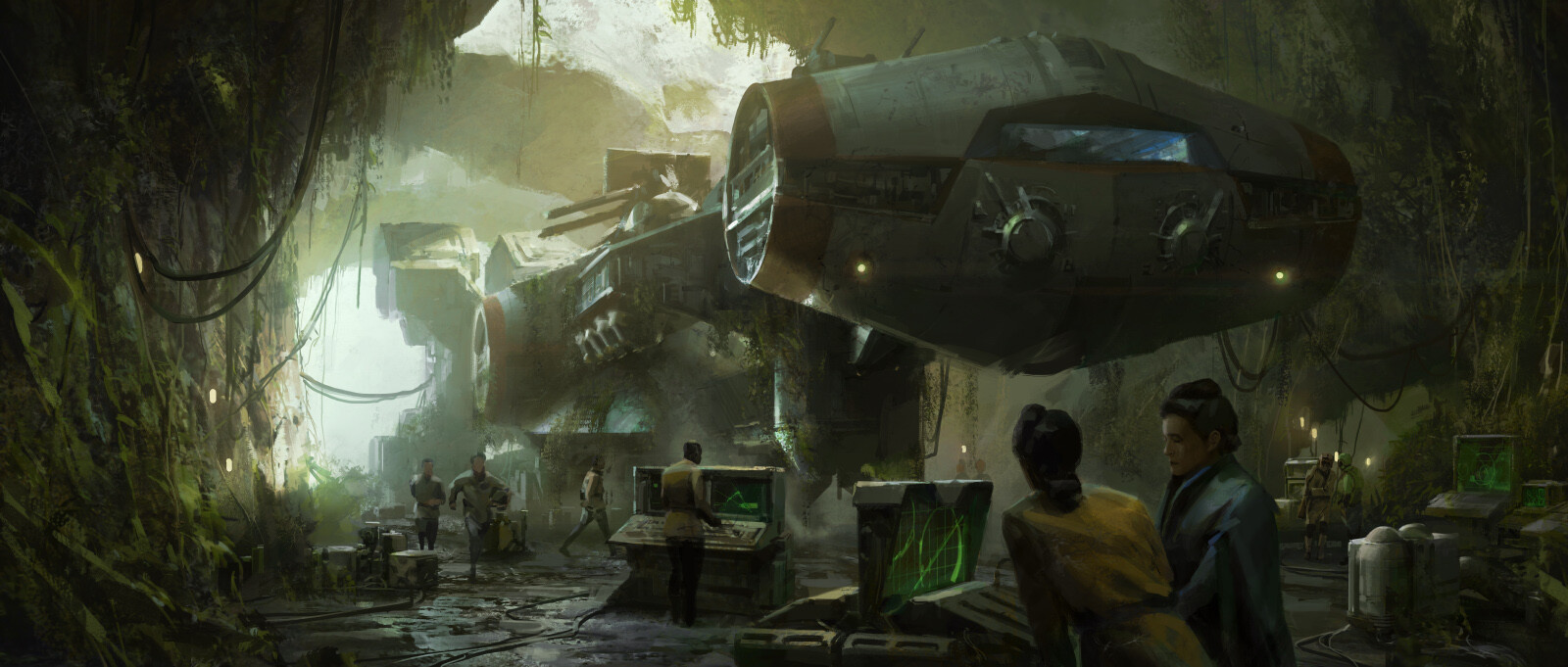 ArtStation - Star Wars: The Rise Of Skywalker (2019): Resistance Base_01