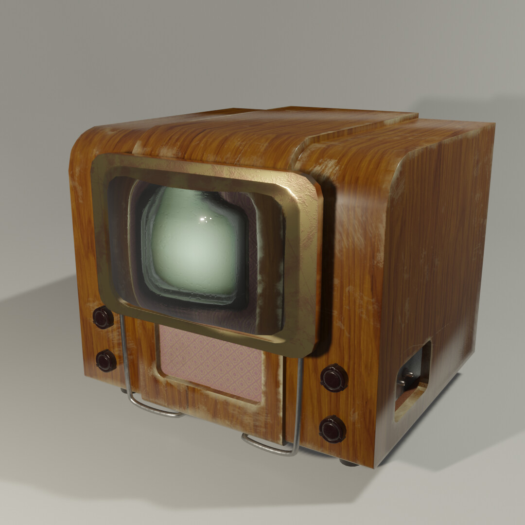 ArtStation - An old Soviet TV 'KVN'