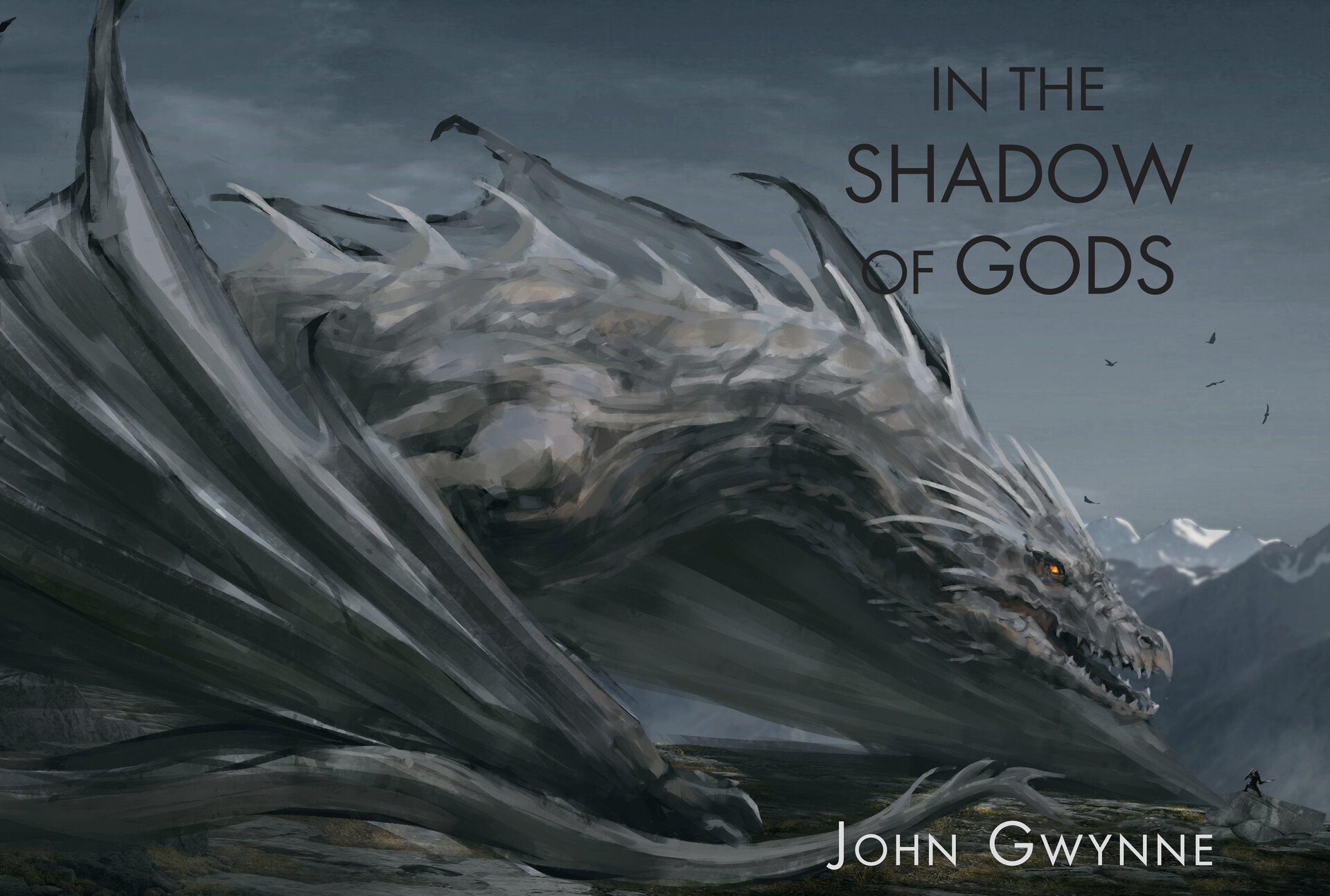 Marcus Whinney - The Shadow of the Gods - Book Cover Art (Freelance)