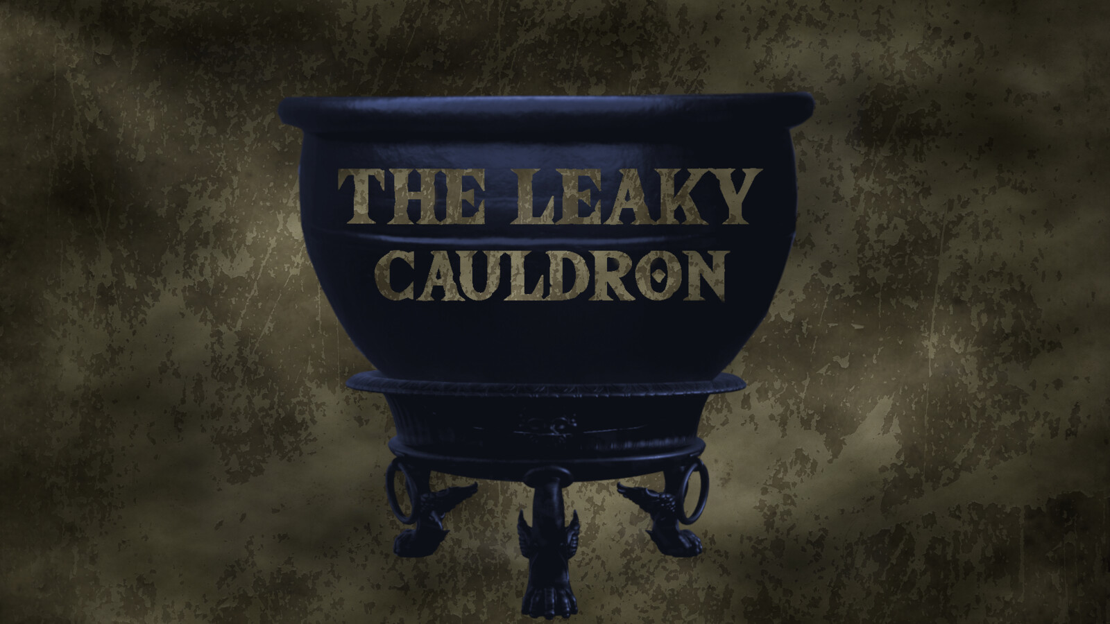 John Brook - The Leaky Cauldron Sign - Harry Potter Style Sign (Asset ...