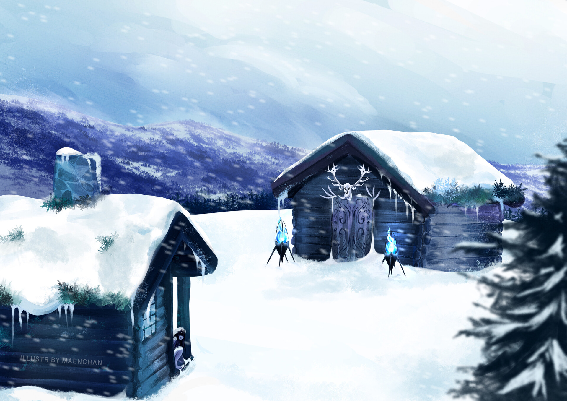 ArtStation - Magical winter in Rondane