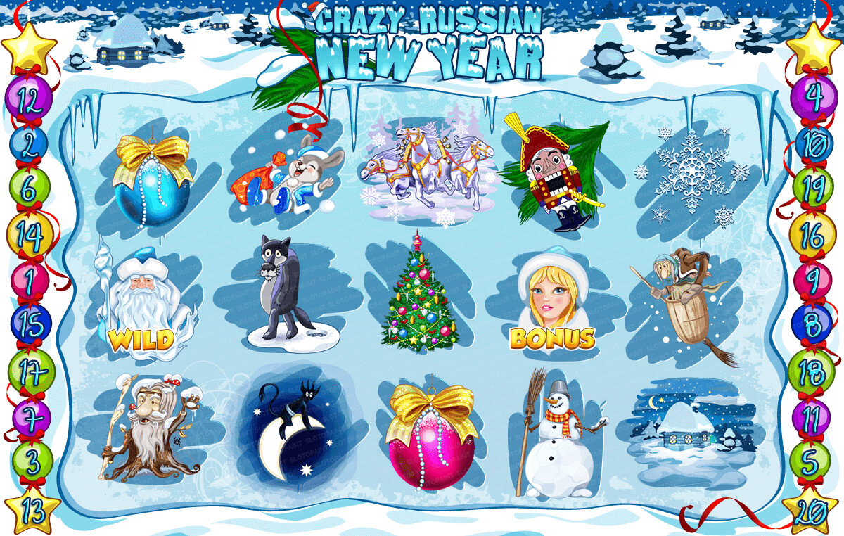 ArtStation - Russian New Year slot machine