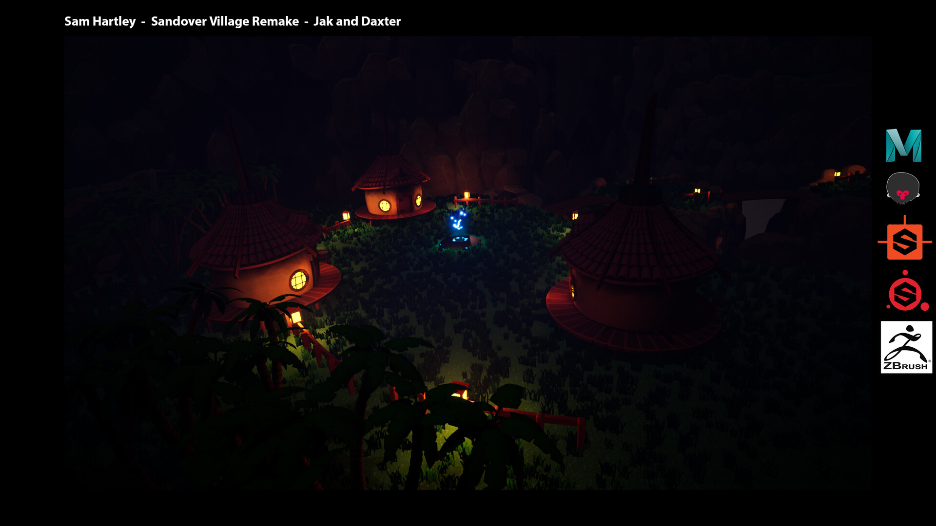 ArtStation - Sandover Village Remake - Jak and Daxter