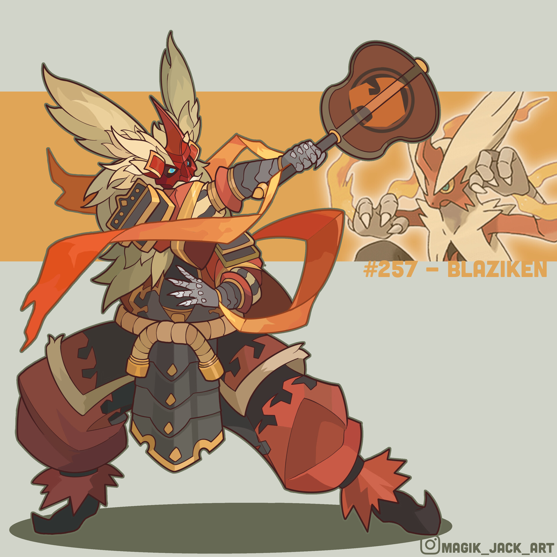 ArtStation - Mega Blaziken Armor