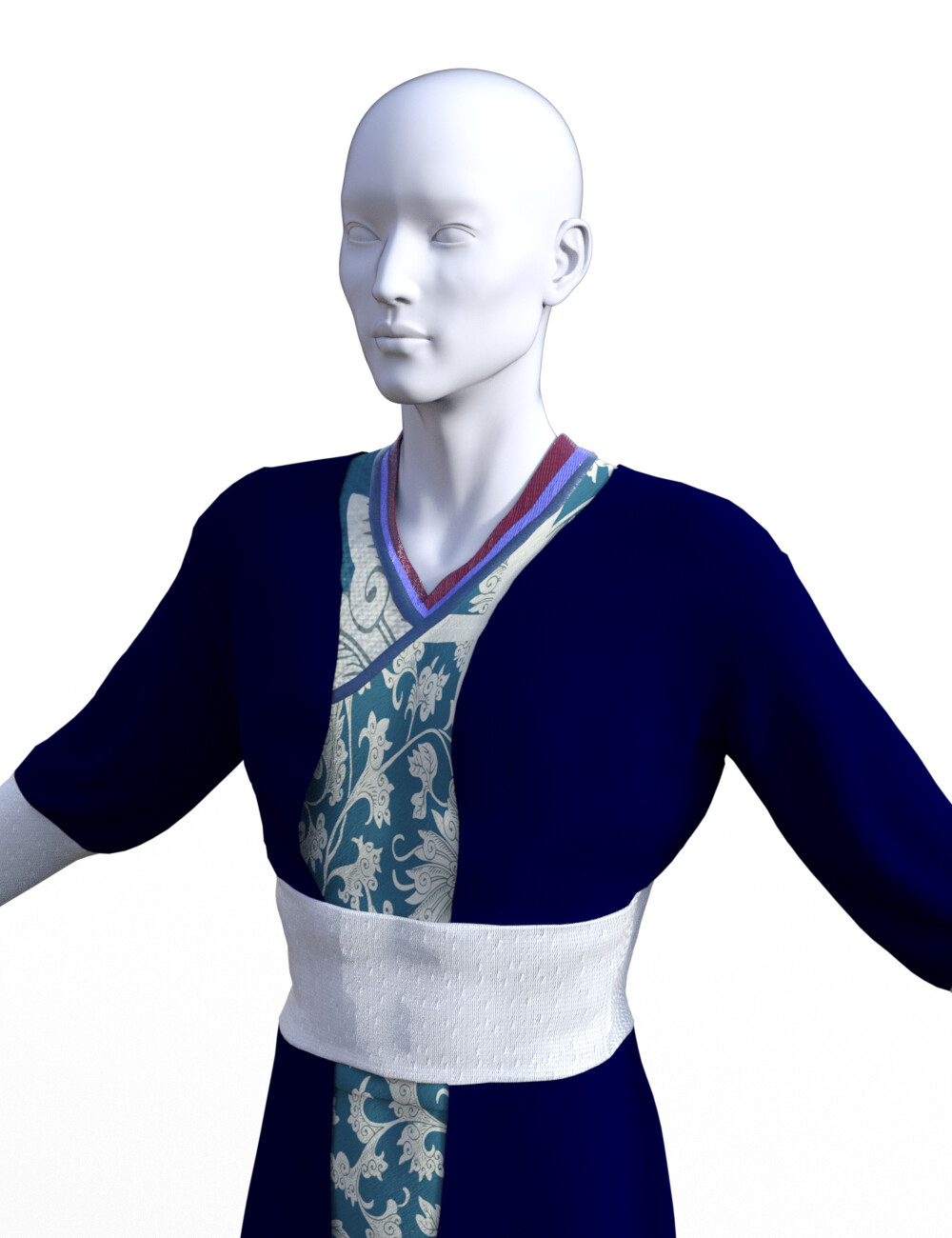 ArtStation - Fantasy Battle Hanfu for Genesis 8 Male