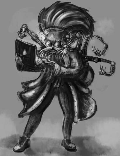 ArtStation - Mad Hacker Scientist