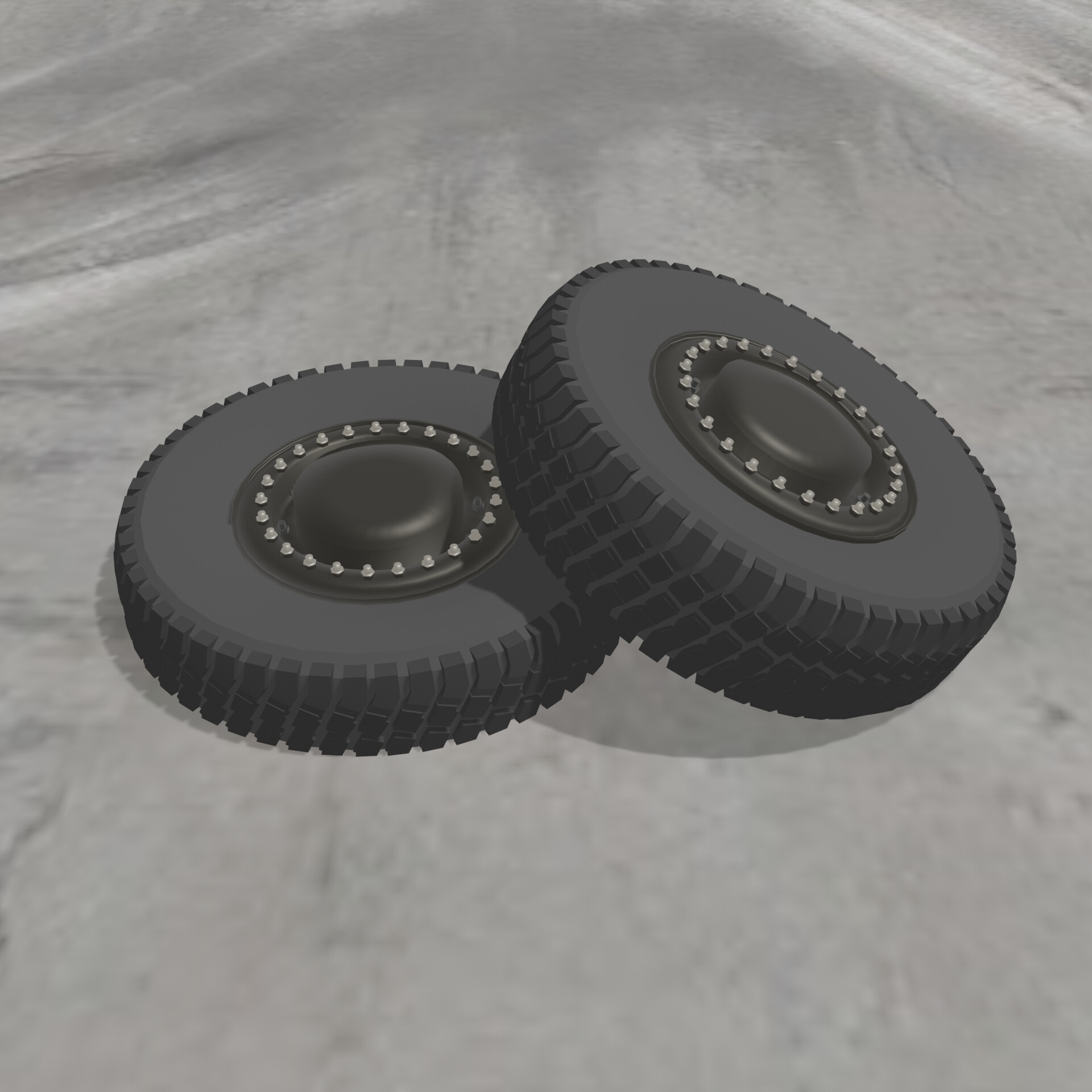 ArtStation - Big Vehicle Whell